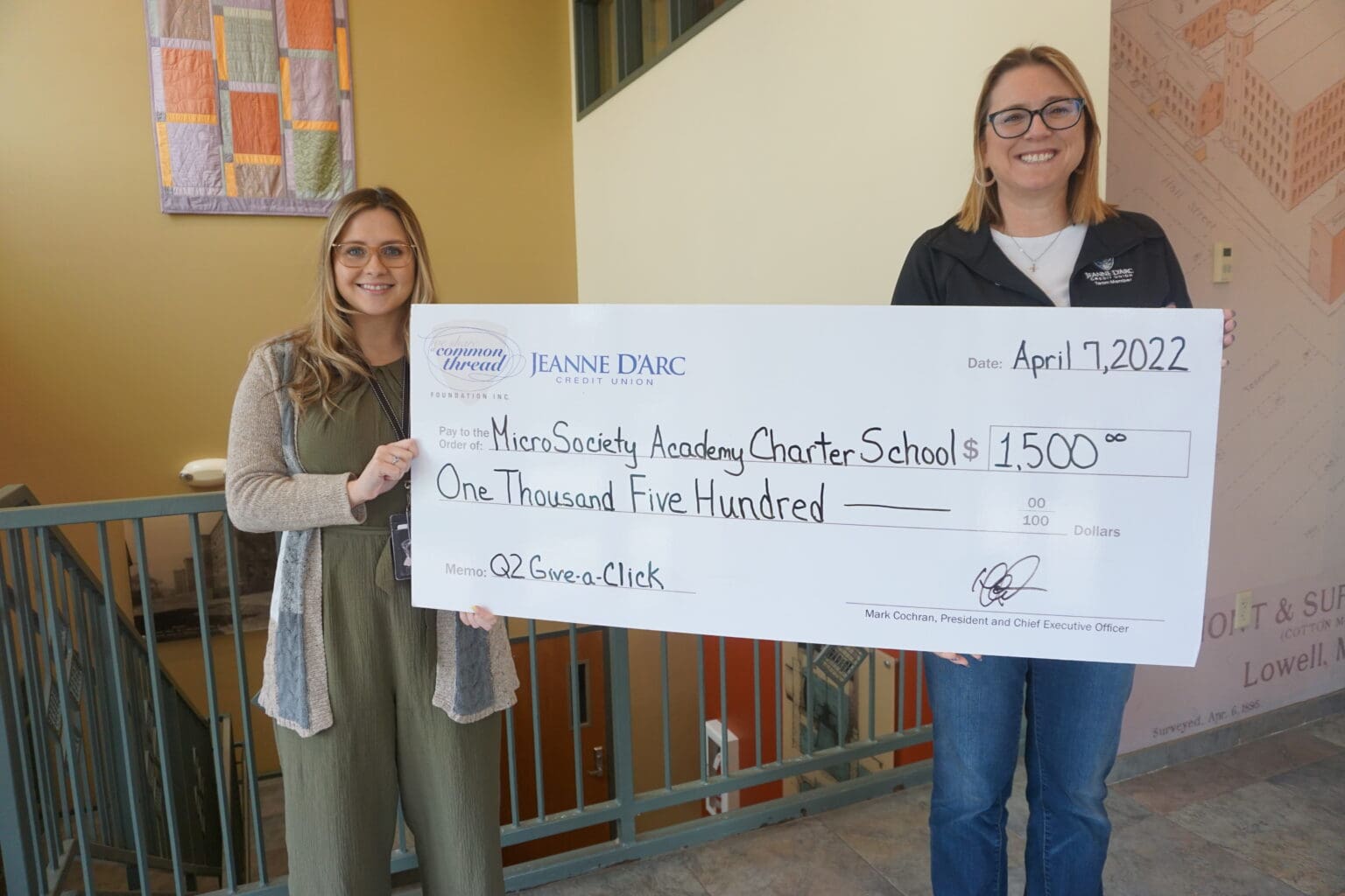 Give-A-Click - Jeanne D'Arc Credit Union