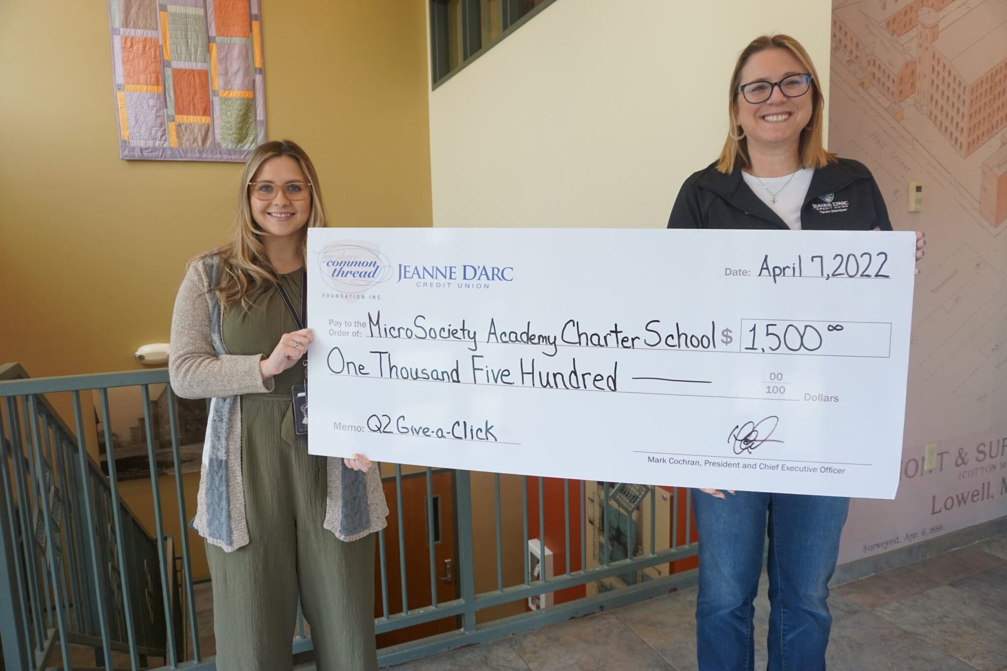 Give-A-Click - Jeanne D'Arc Credit Union