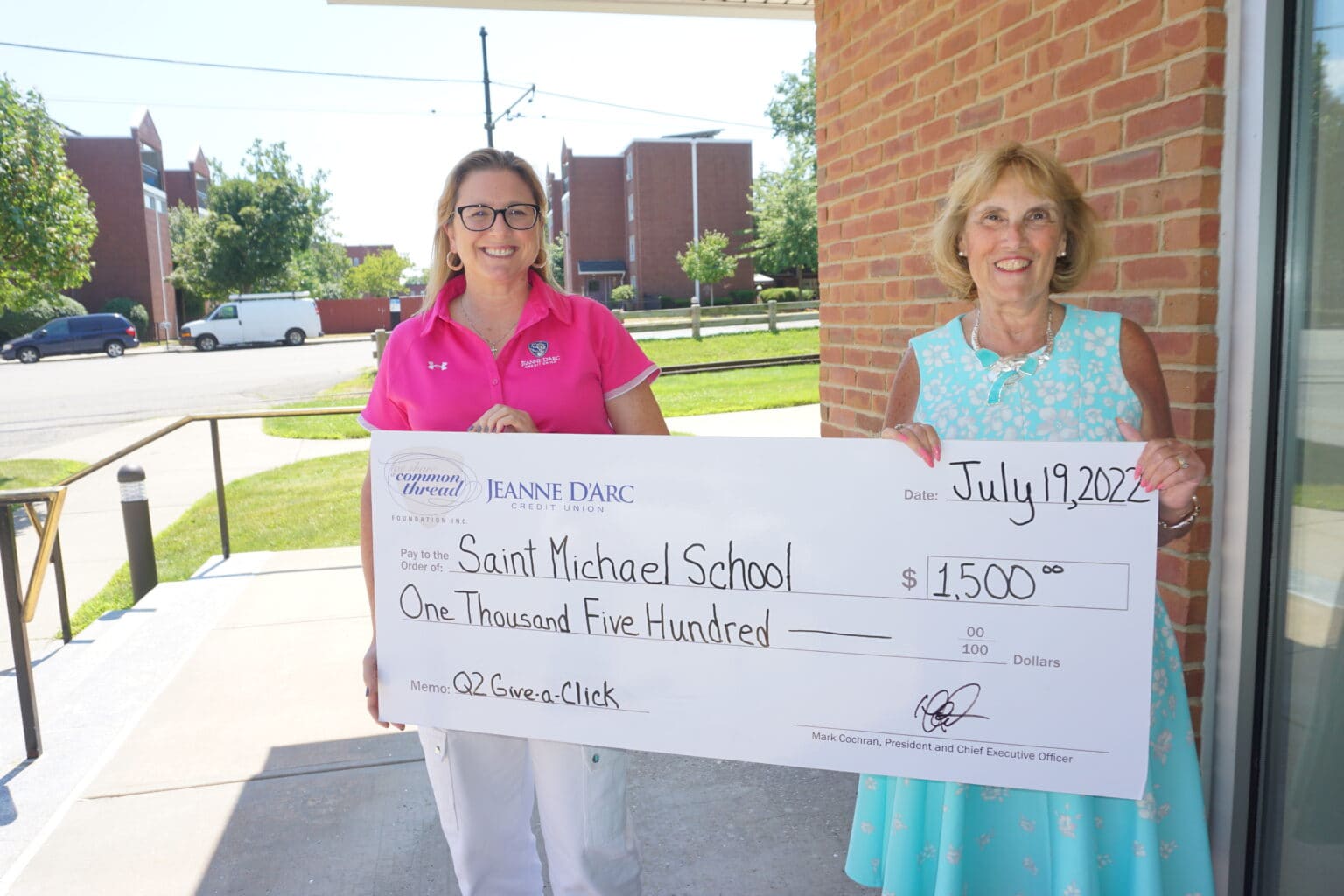 Give-A-Click - Jeanne D'Arc Credit Union