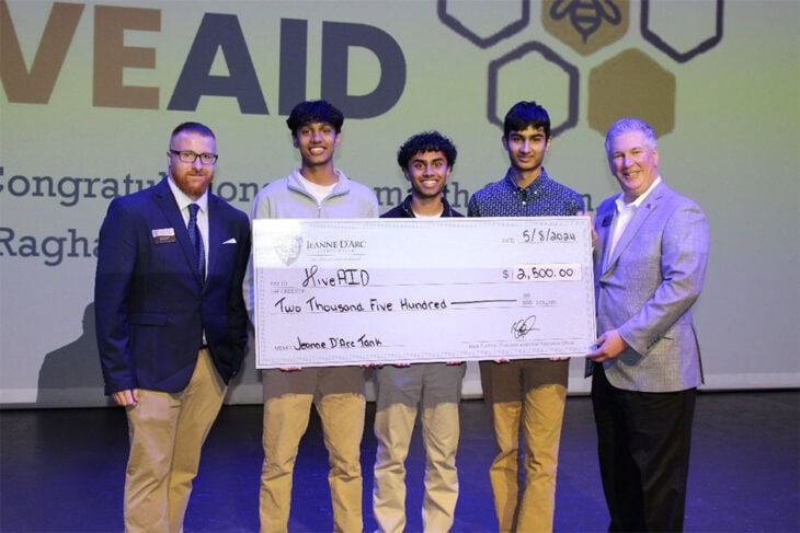 Jeanne D’Arc Credit Union Awards $2,500 to “Jeanne D’Arc Tank” Student ...