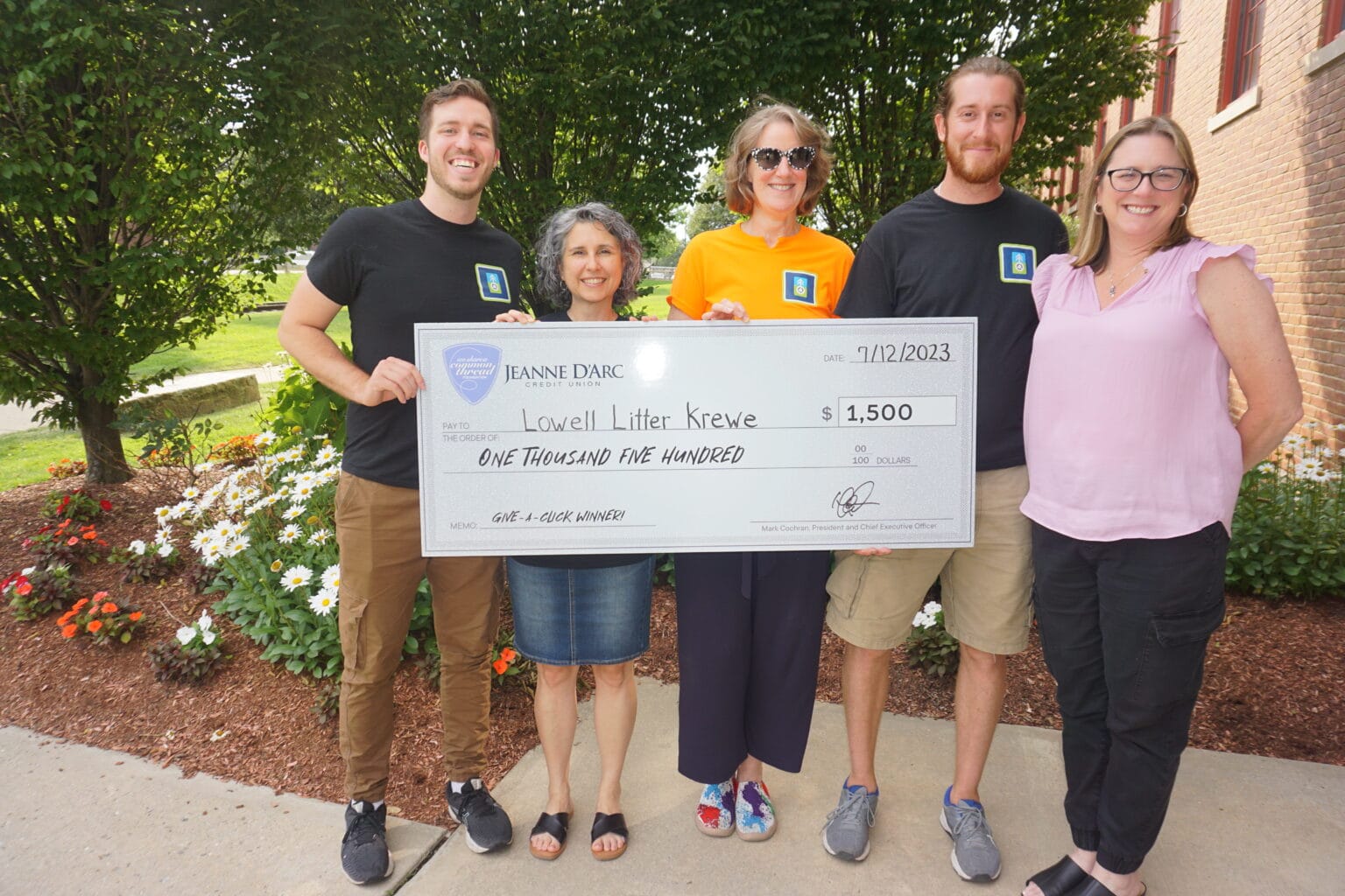 Give-A-Click - Jeanne D'Arc Credit Union