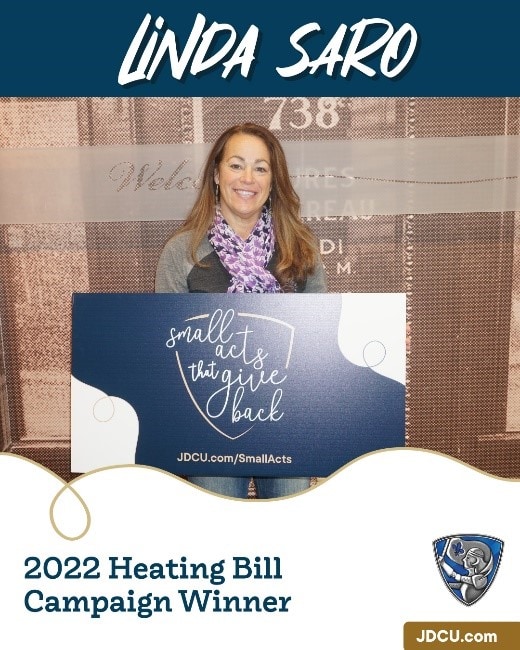 Our Heating Bill Winners - Jeanne D'Arc Credit Union