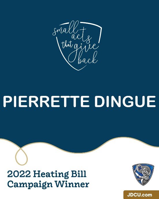 Our Heating Bill Winners - Jeanne D'Arc Credit Union